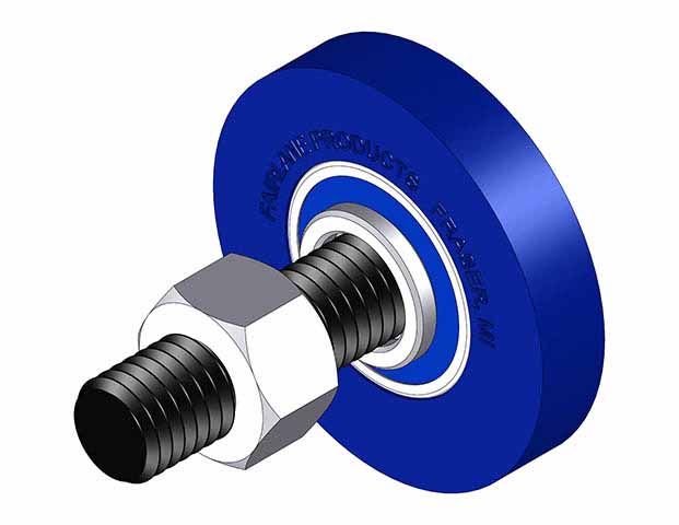 Urethane Covered Bearing - Stud Mount - 60 Dur - 2.00 in Dia X .375 in ...