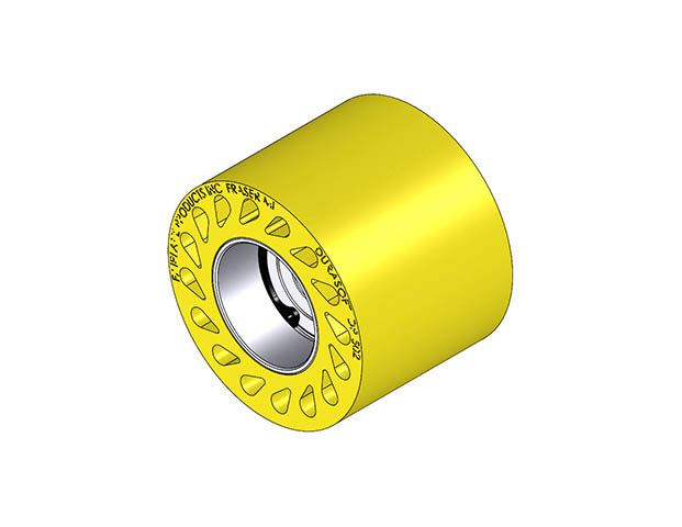 DuraSoft® Roller - Standard Bearing Mount - 35 Dur Urethane - 2.50 in ...