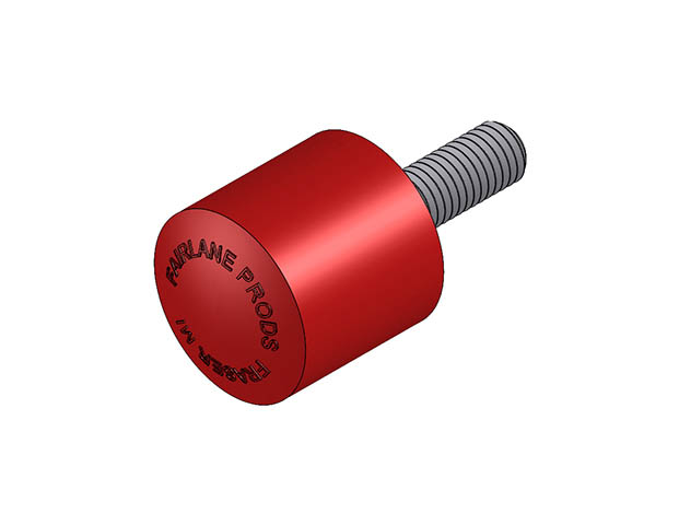 Round Bumper - 80 Dur Urethane - M10 x 1.50 x 30mm